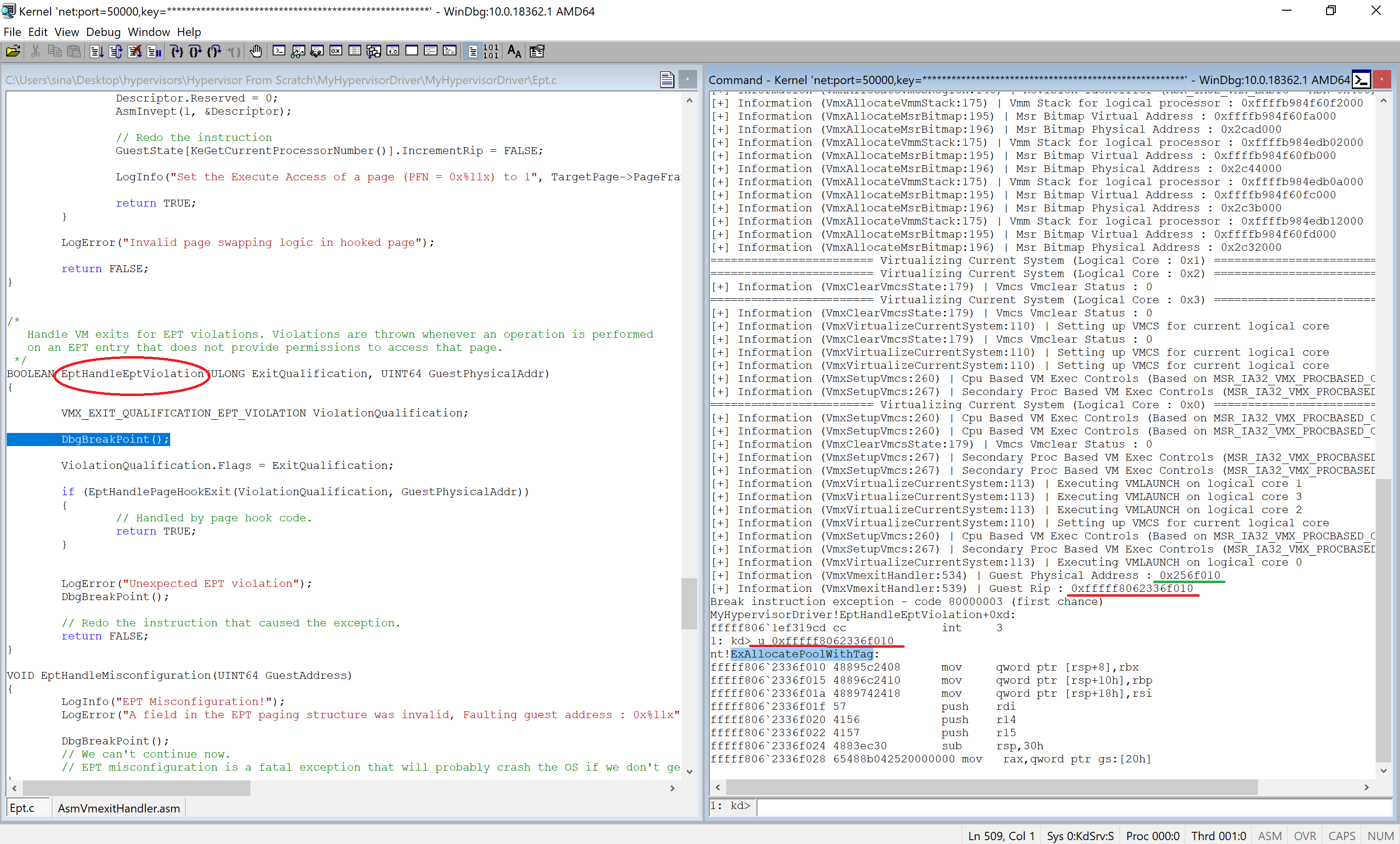 Hypervisor From Scratch Part 7 Using Ept And Page Level Monitoring Features Rayanfam Blog